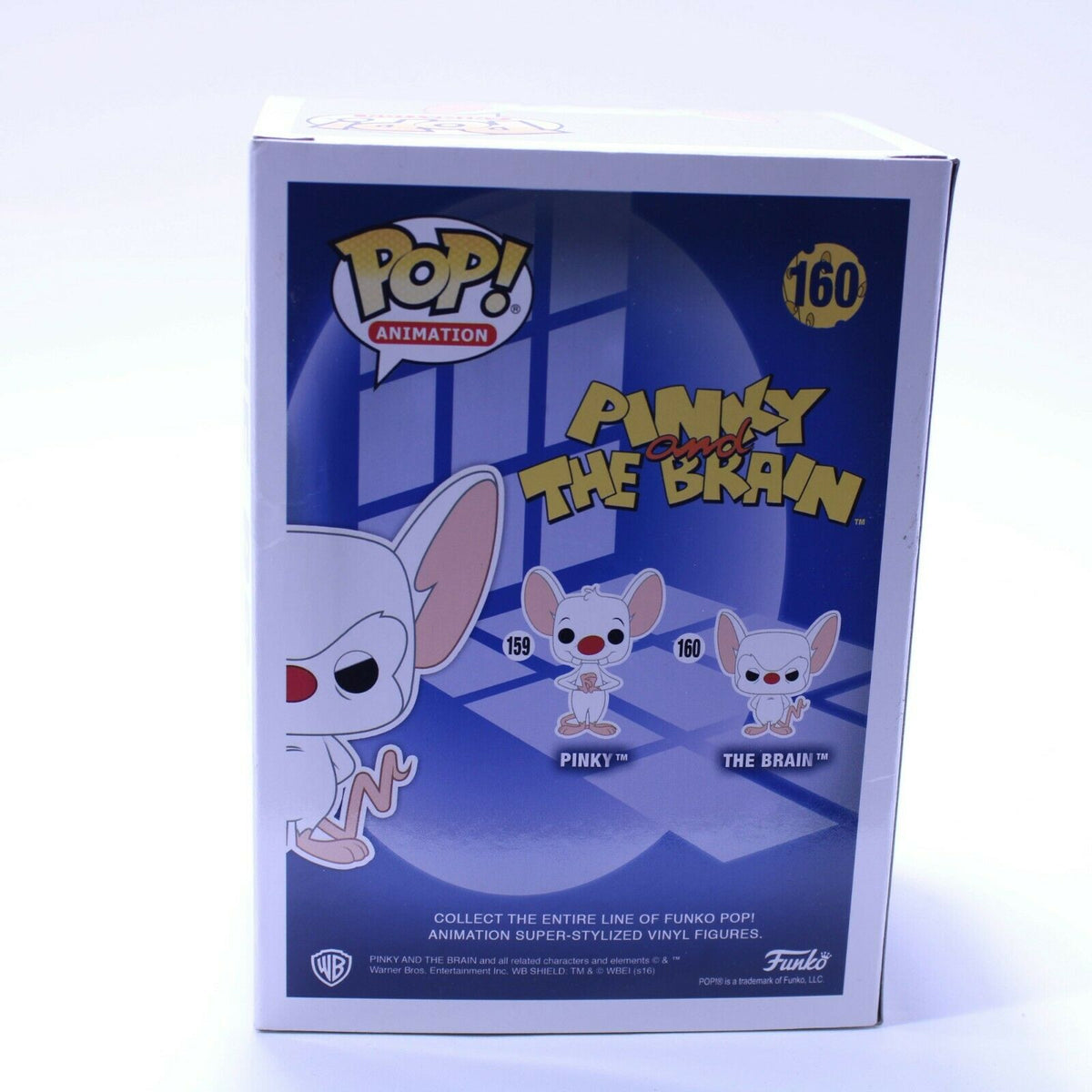 Funko Pop - 160 - The Brain - Animaniacs Pinky and the Brain ...