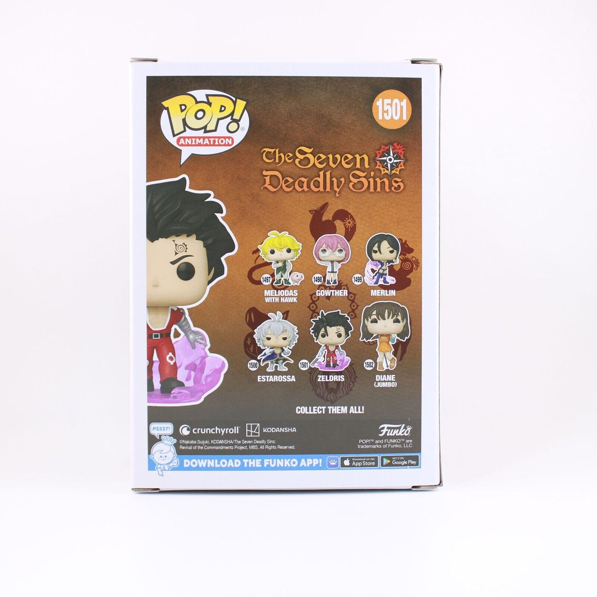 Funko Pop Anime - The Seven Deadly Sins - Zeldris Vinyl Figure #1501 ...