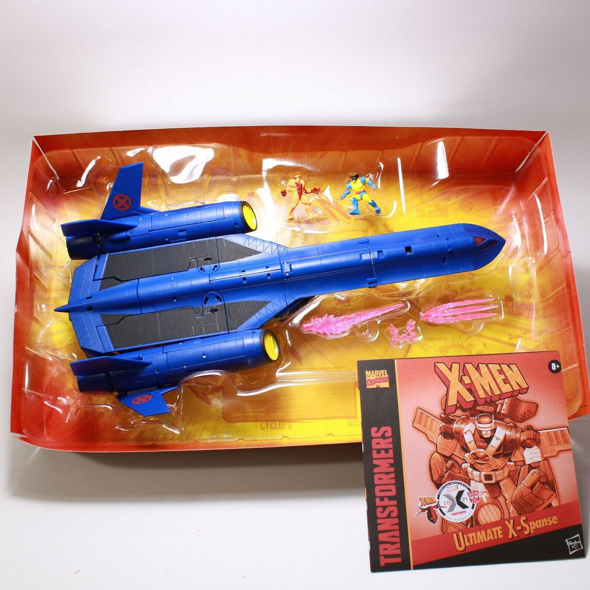 Transformers X-Men Ultimate X-Spanse Cyclops Jet Blackbird Figure 100% ...