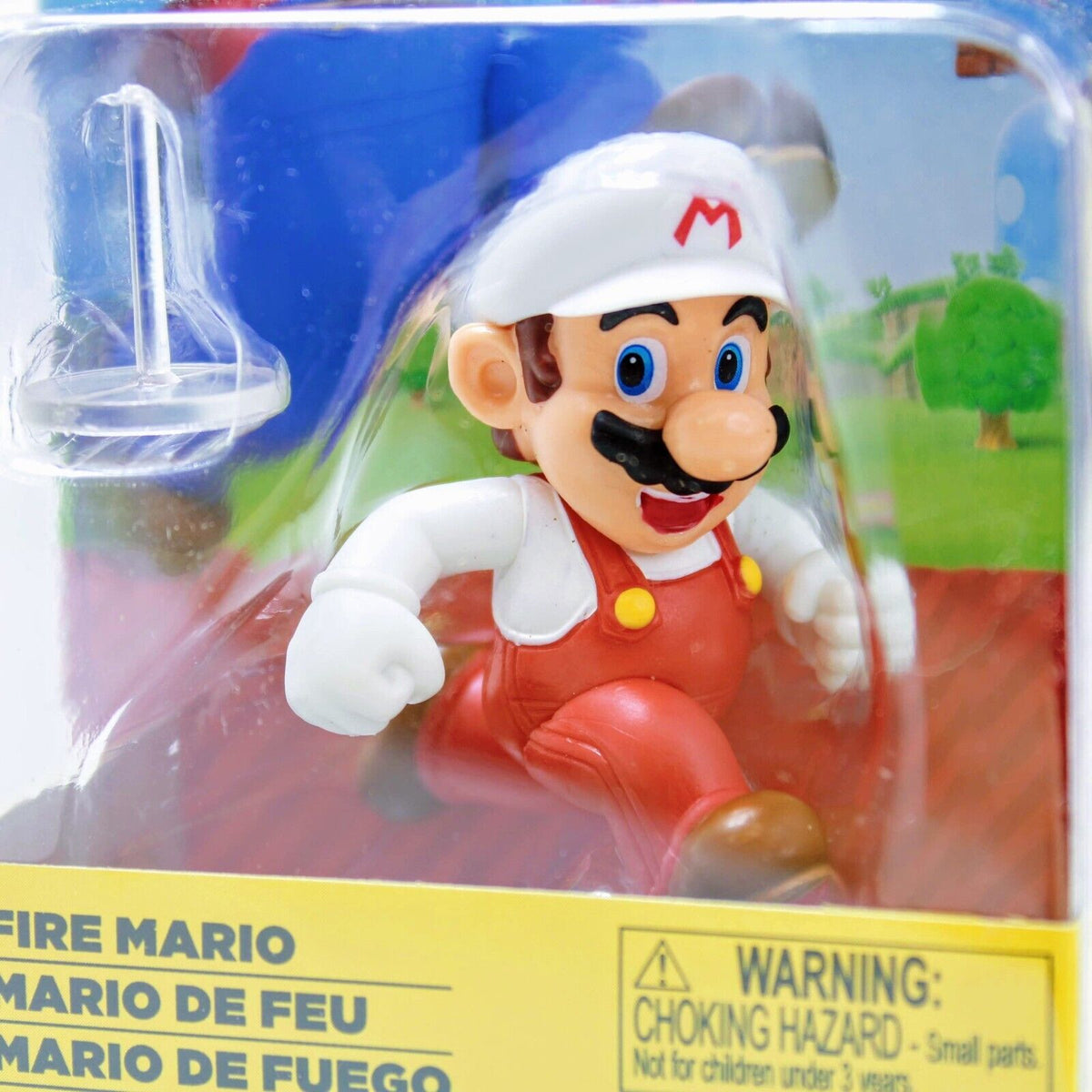 World of Nintendo Super Mario - Fire Mario 2.5" Mini-Figure Jakks Paci ...