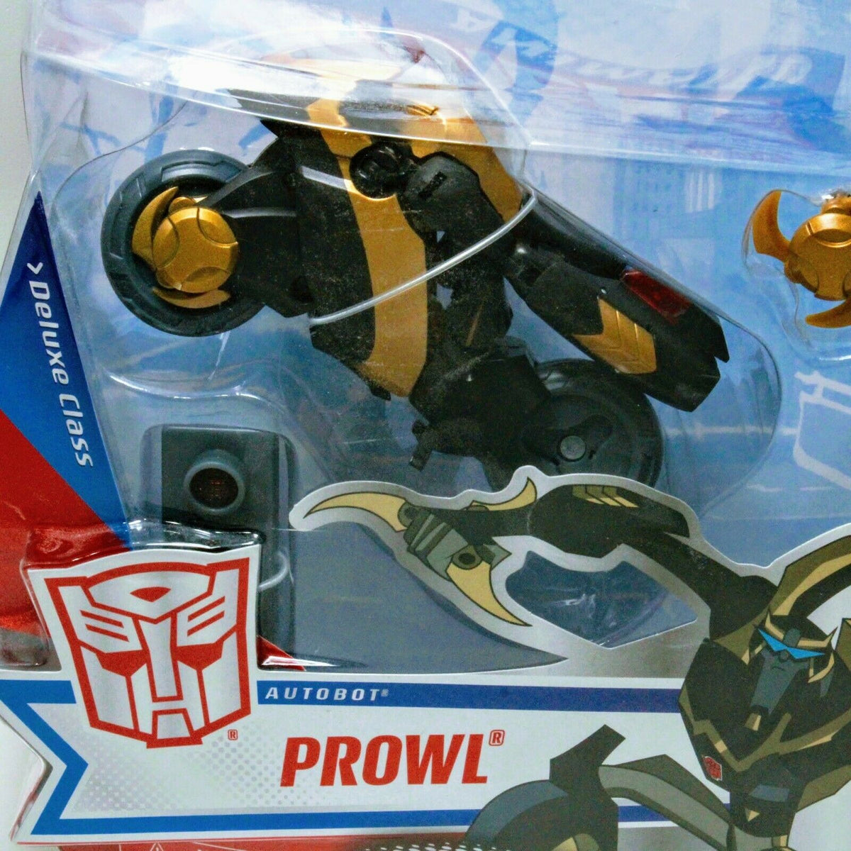Transformers Animated Prowl - Deluxe Class Action Motorcycle Figure MO ...