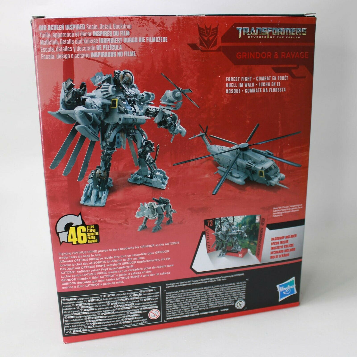 Transformers Studio Series 73 Grindor / Blackout & Ravage Revenge of t ...