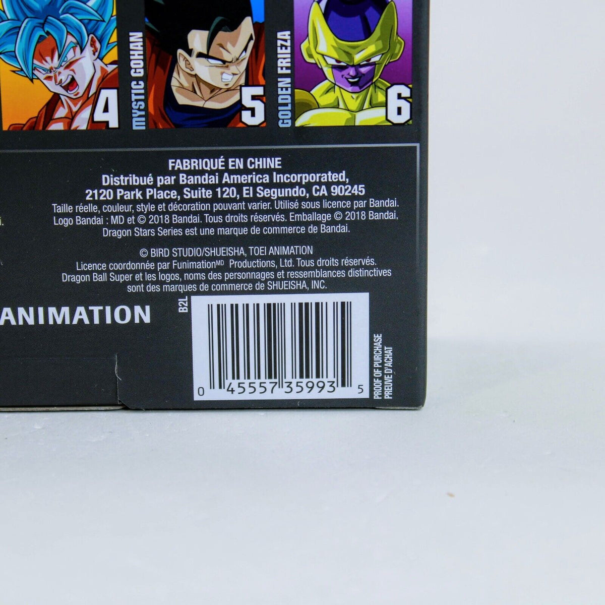 Dragon Ball Z Super Golden Frieza Super Dragon Stars 6.5" Figure Serie ...