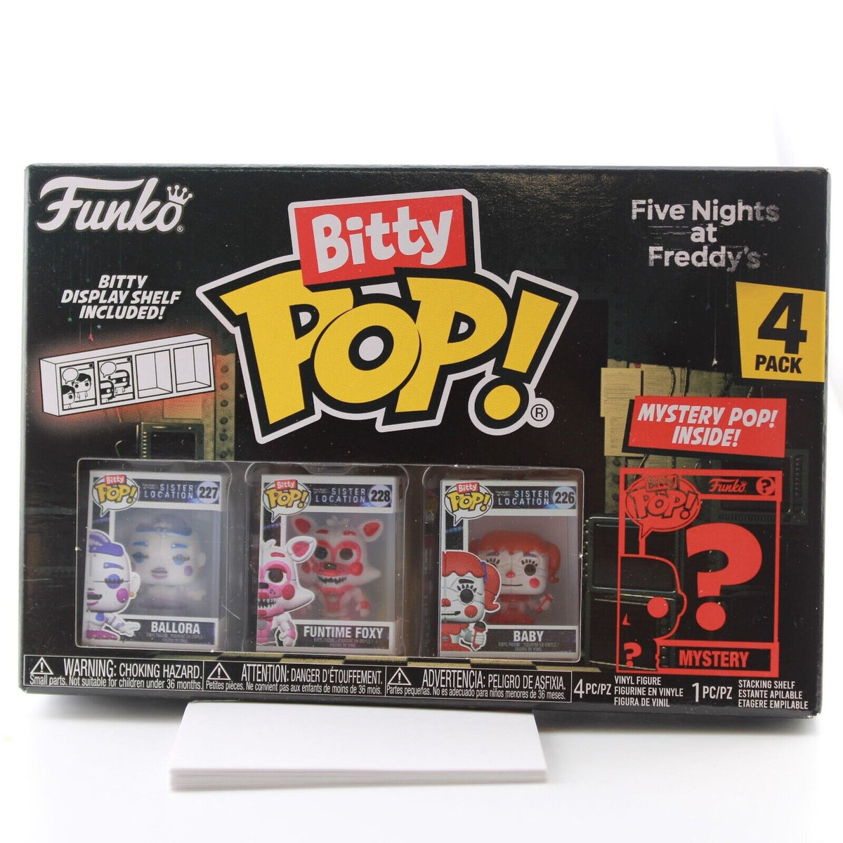 Funko Bitty Pop FNAF Five Nights at Freddy's Ballora / Foxy 4 Pack Min ...