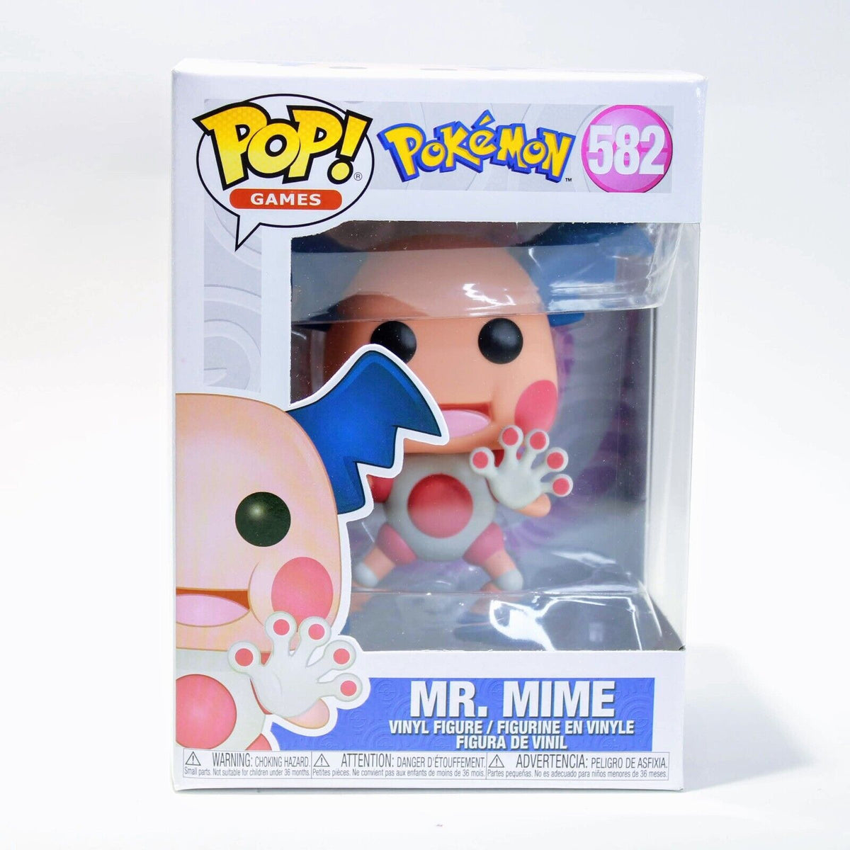 Funko POP! Games: Pokemon Mr. Mime # 582 Vinyl Figure – Blueberry Cat