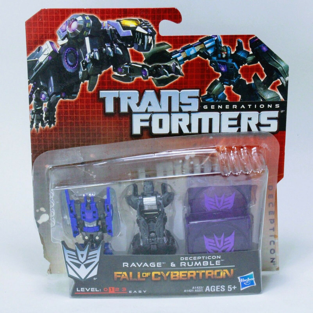 Transformers Fall of Cybertron Ravage Rumble -Generations Data Disc Ca ...