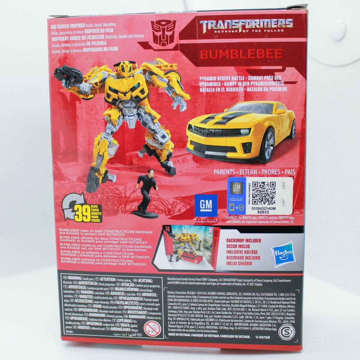 Transformers Studio Series Bumblebee & Sam - #74 Deluxe SS74 Figure RO ...