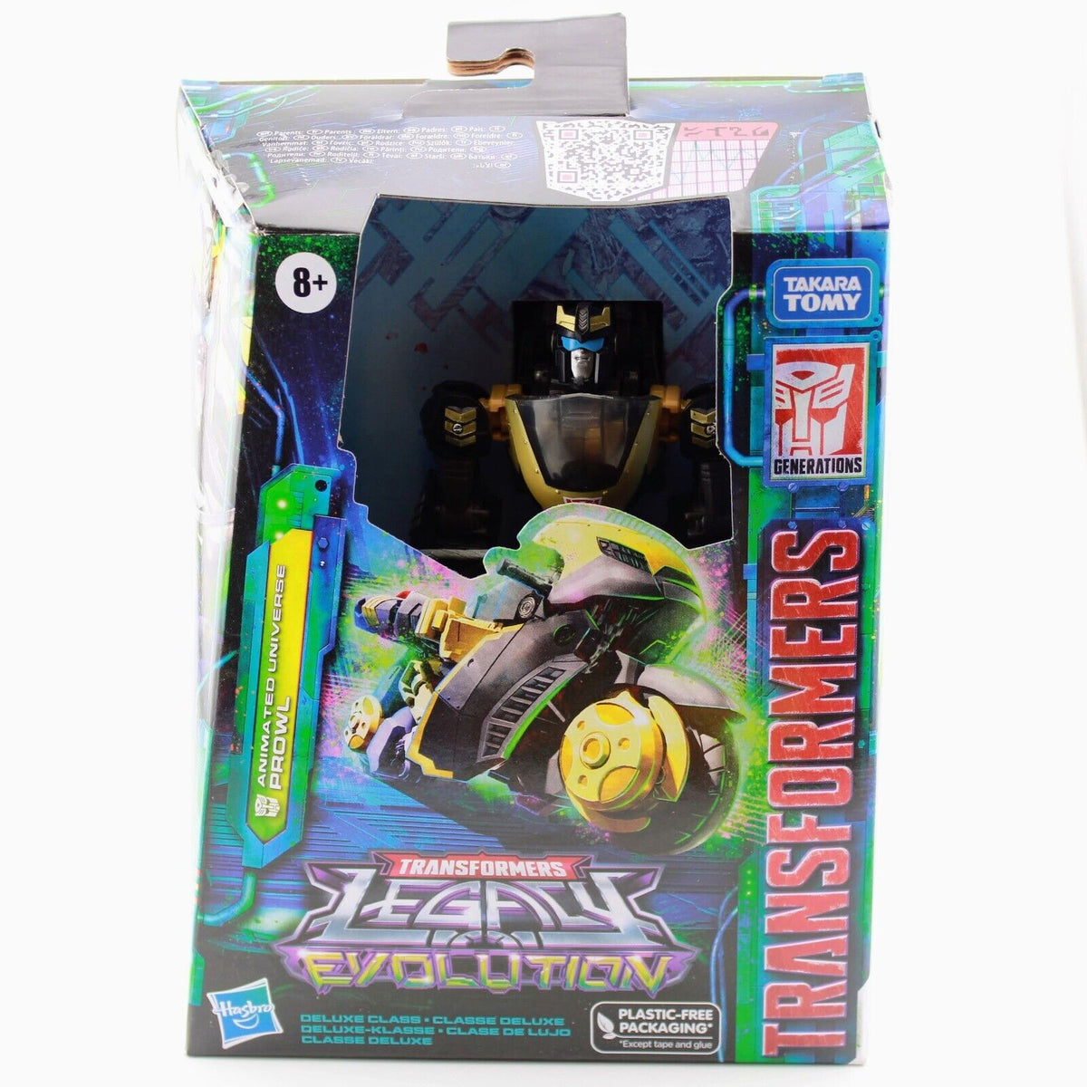 Transformers Legacy Animated Prowl - Deluxe Class Motorcycle 5.5" Figu ...