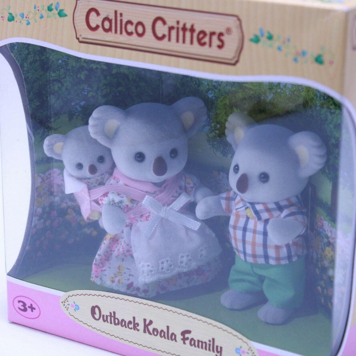 Calico Critters - Outback Koala Family - Set of 3 Dolls including lil ...
