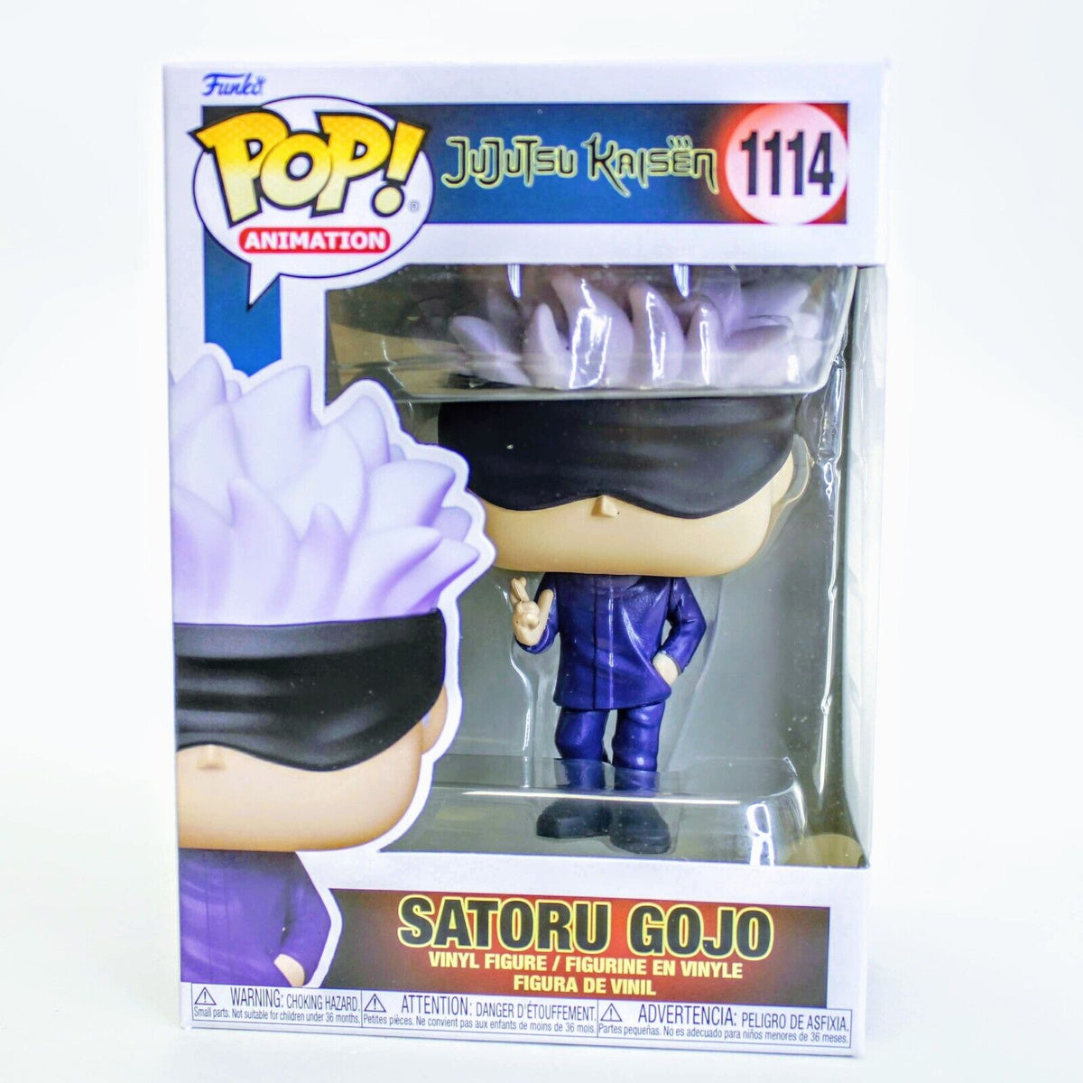 Funko Pop Anime Jujutsu Kaisen Satoru Gojo Figure #1114 – Blueberry Cat