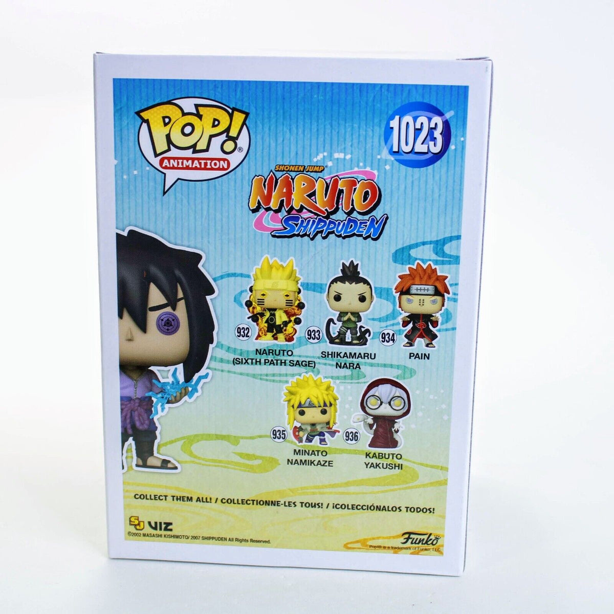 Funko Pop Naruto Shippuden AAA Exclusive Sasuke Rinnegan CHASE GITD Se ...