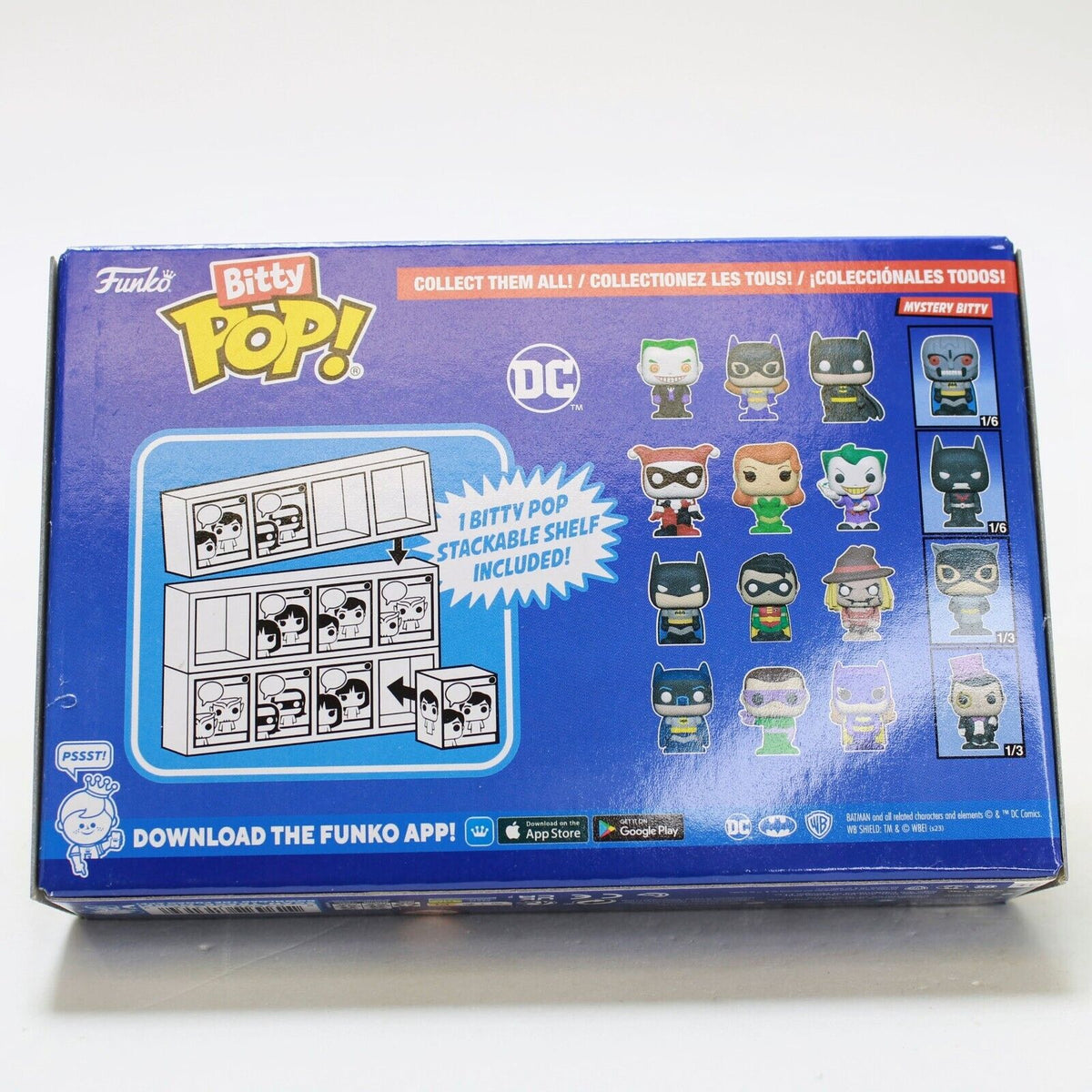 Funko Bitty Pop DC Batman - Batman / Robin / Scarecrow 4 Pack Vinyl Fi ...