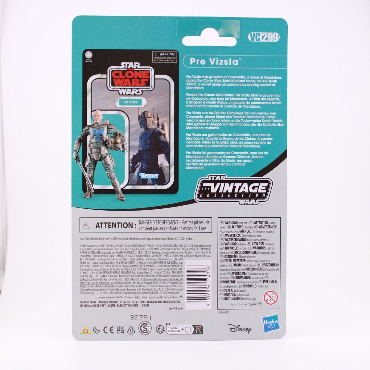 Star Wars Vintage Collection - The Clone Wars - Pre Vizsla 3.75" Figur ...