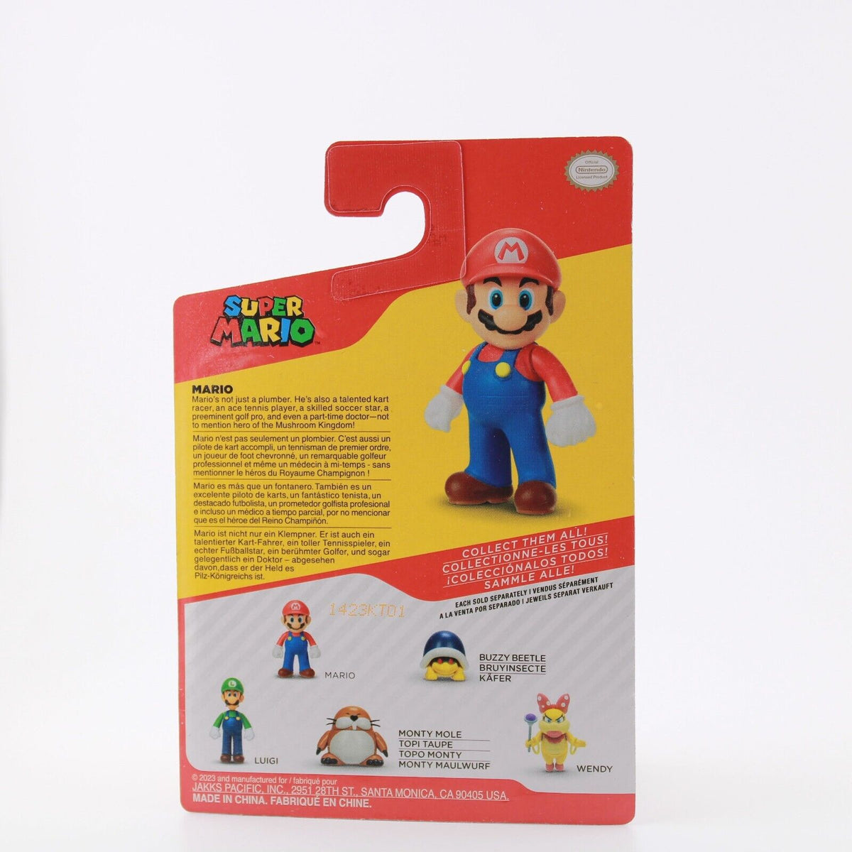 World of Nintendo Super Mario - Mario 2.5" Mini-Figure Jakks Pacific ...