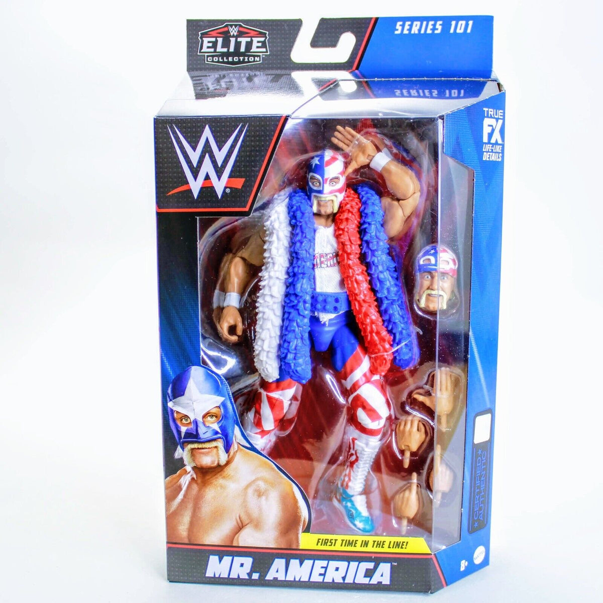 WWF Mr. America Hulk Hogan Mattel Elite Series 101 Wrestling WWE 6" Fi ...