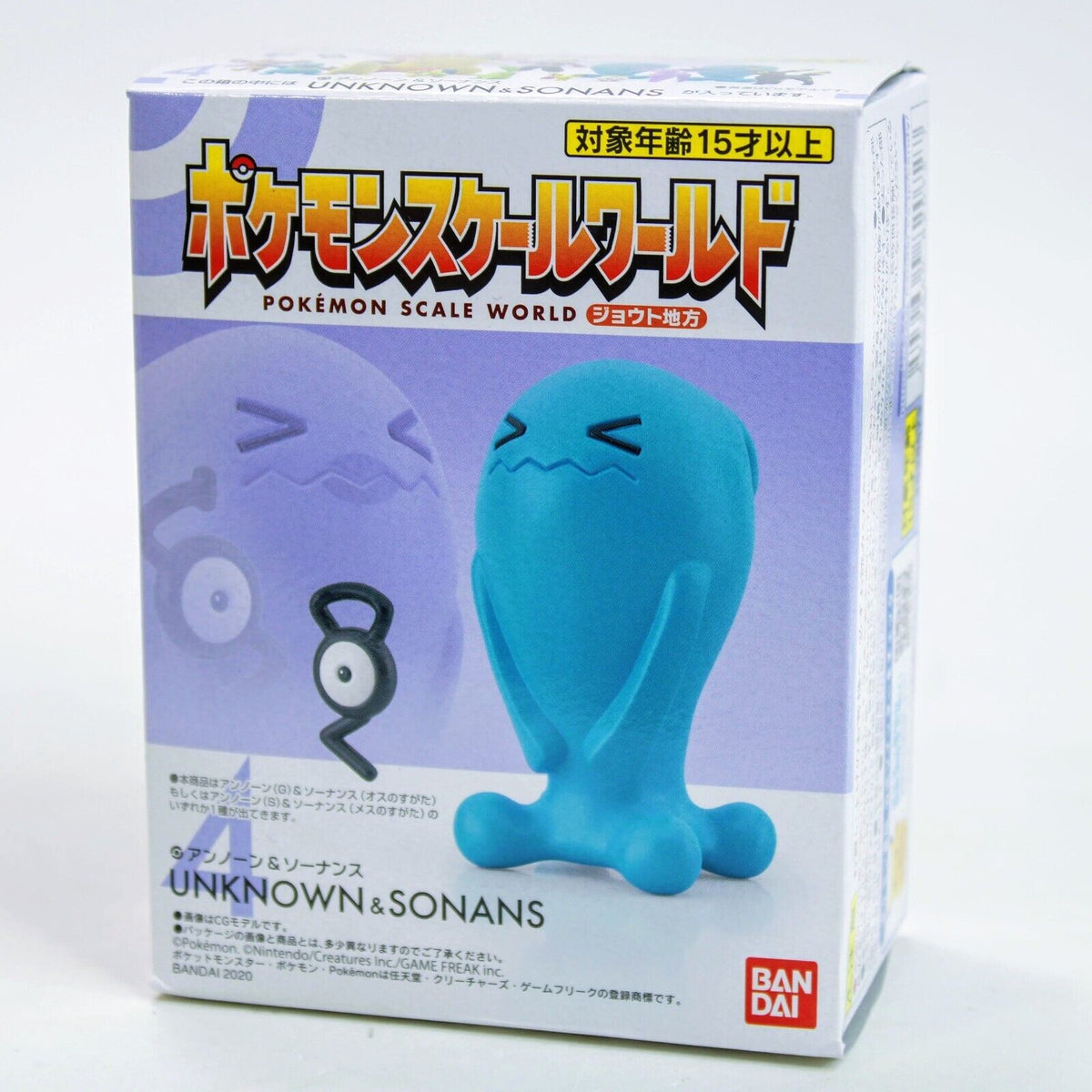 Pokemon Scale World Johto Region -Unown & Wobbuffet Figure Set 1/20 Sc ...