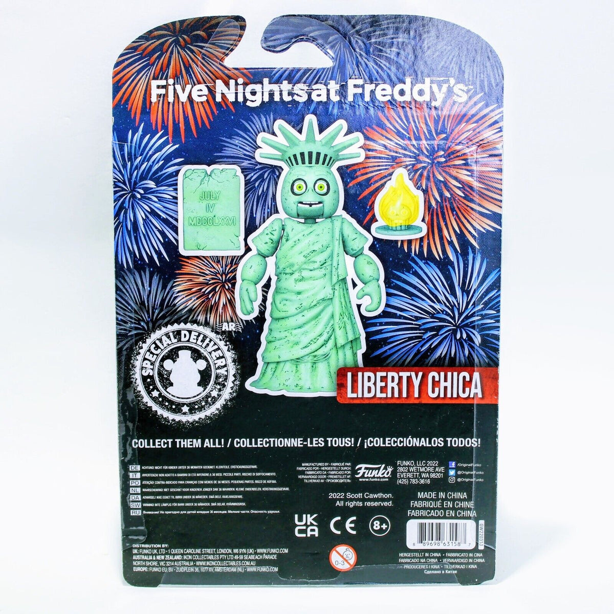 Funko FNAF Five Nights at Freddy's - Liberty Chica Walmart Exl Action ...