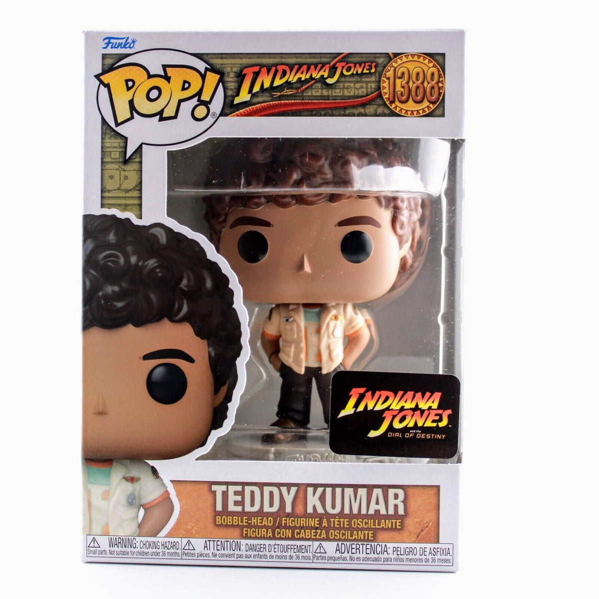 Funko Pop Indiana Jones and the Dial of Destiny Teddy Kumar Figure #13 ...