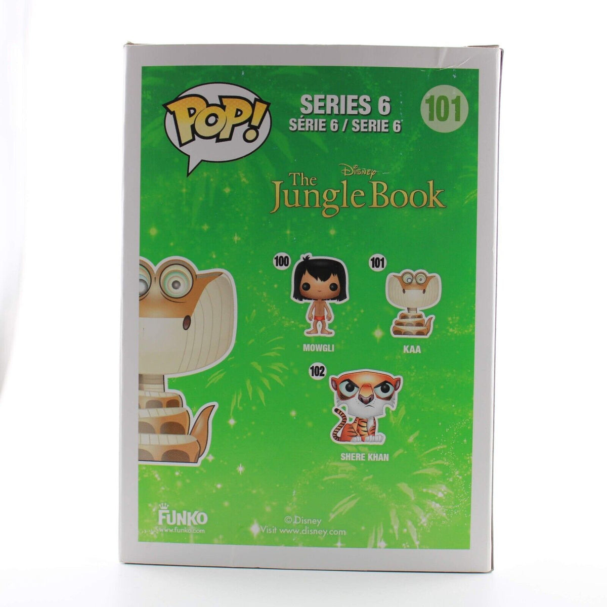 Funko Pop Vinyl: Disney - The Jungle Book - Kaa Vinyl Figure #101 ...