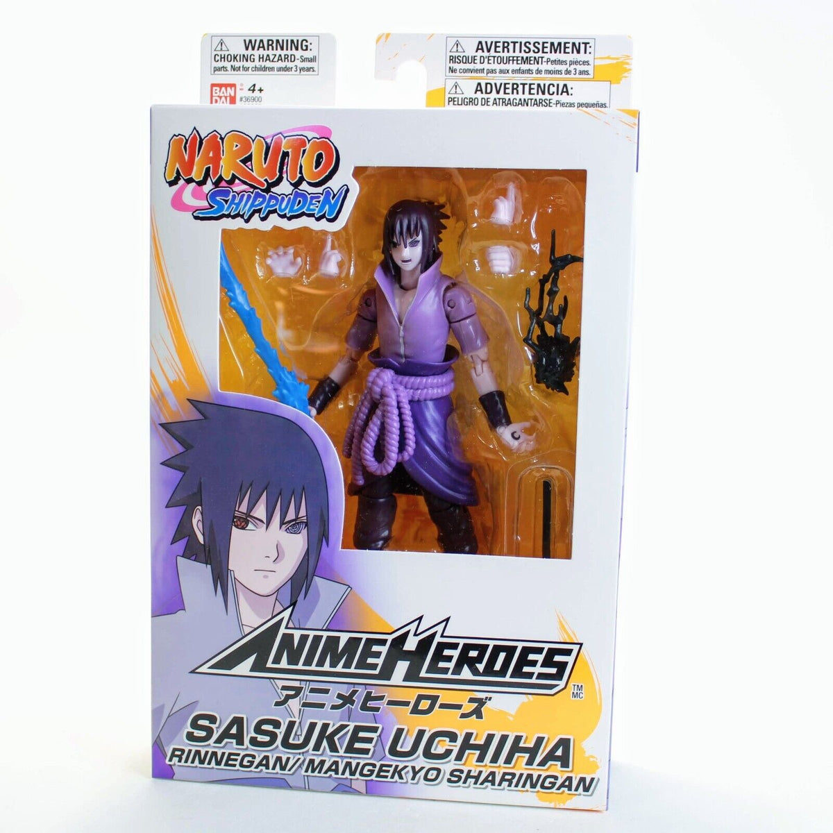 Bandai Naruto Shippuden Sasuke Uchiha Rinnegan / Mangekyo Sharingan 6 ...