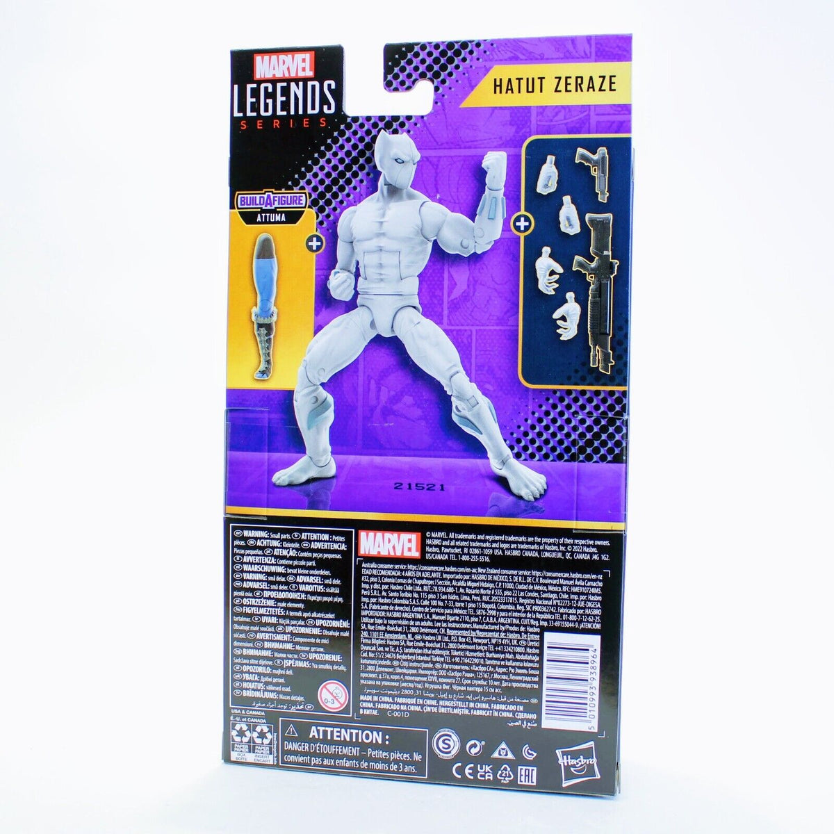 Marvel Legends Hatut Zeraze - Comic Black Panther Attuma BAF 6" Figure ...