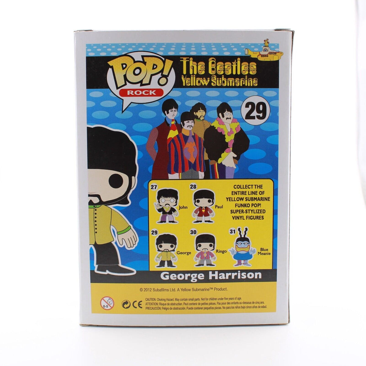 Funko Pop Rocks The Beatles Yellow Submarine George Harrison #29 ...