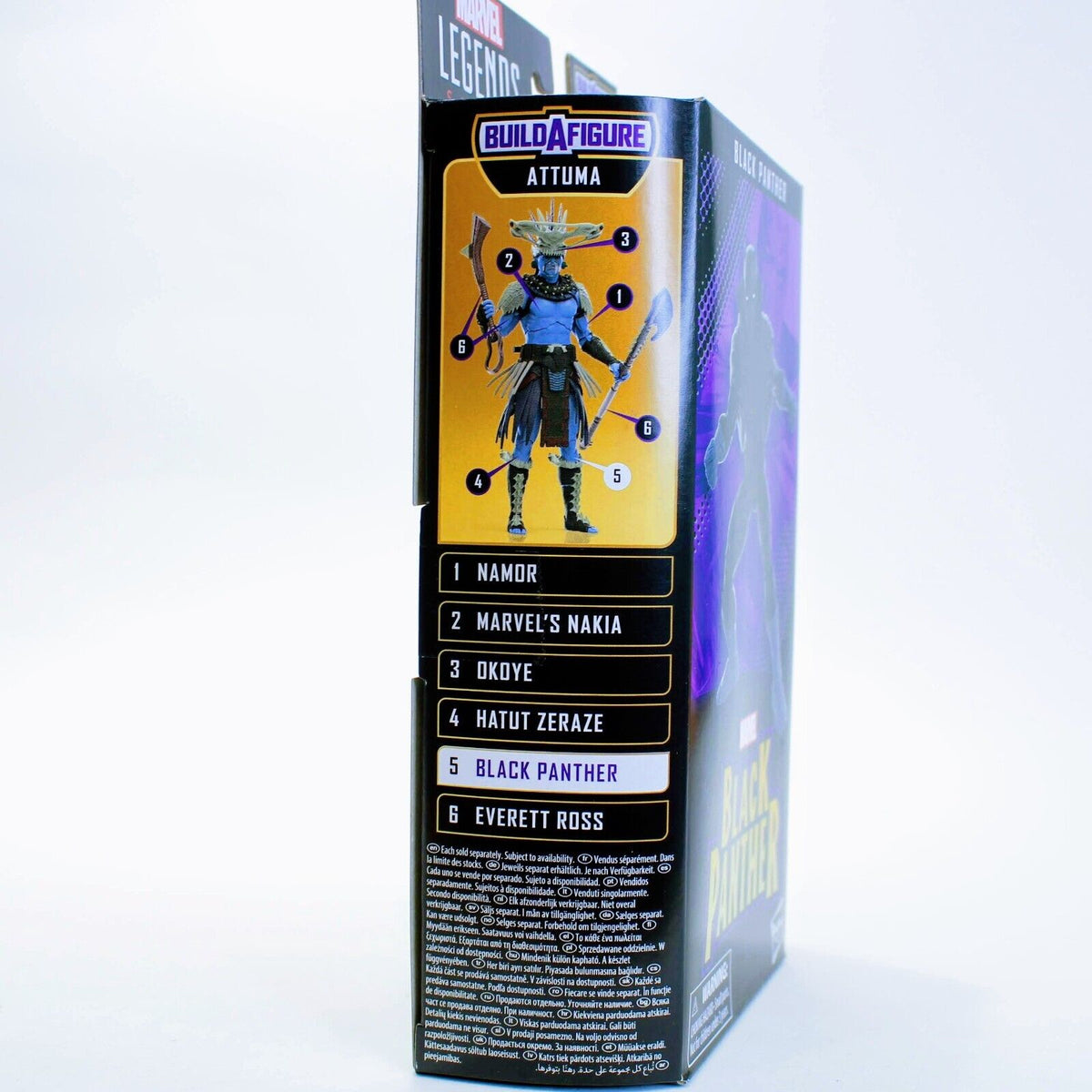 Marvel Legends Black Panther - Original Comic Book Series Attuma BAF 6 ...