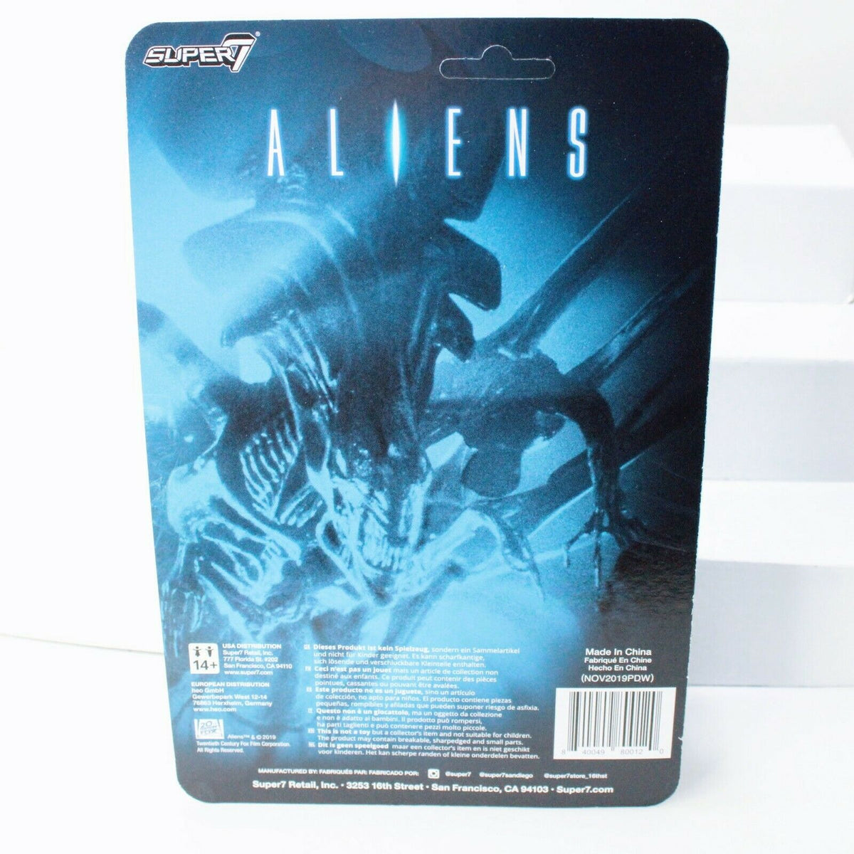 Aliens Warrior Nightfall Blue - Alien Super 7 ReAction Action Figure ...