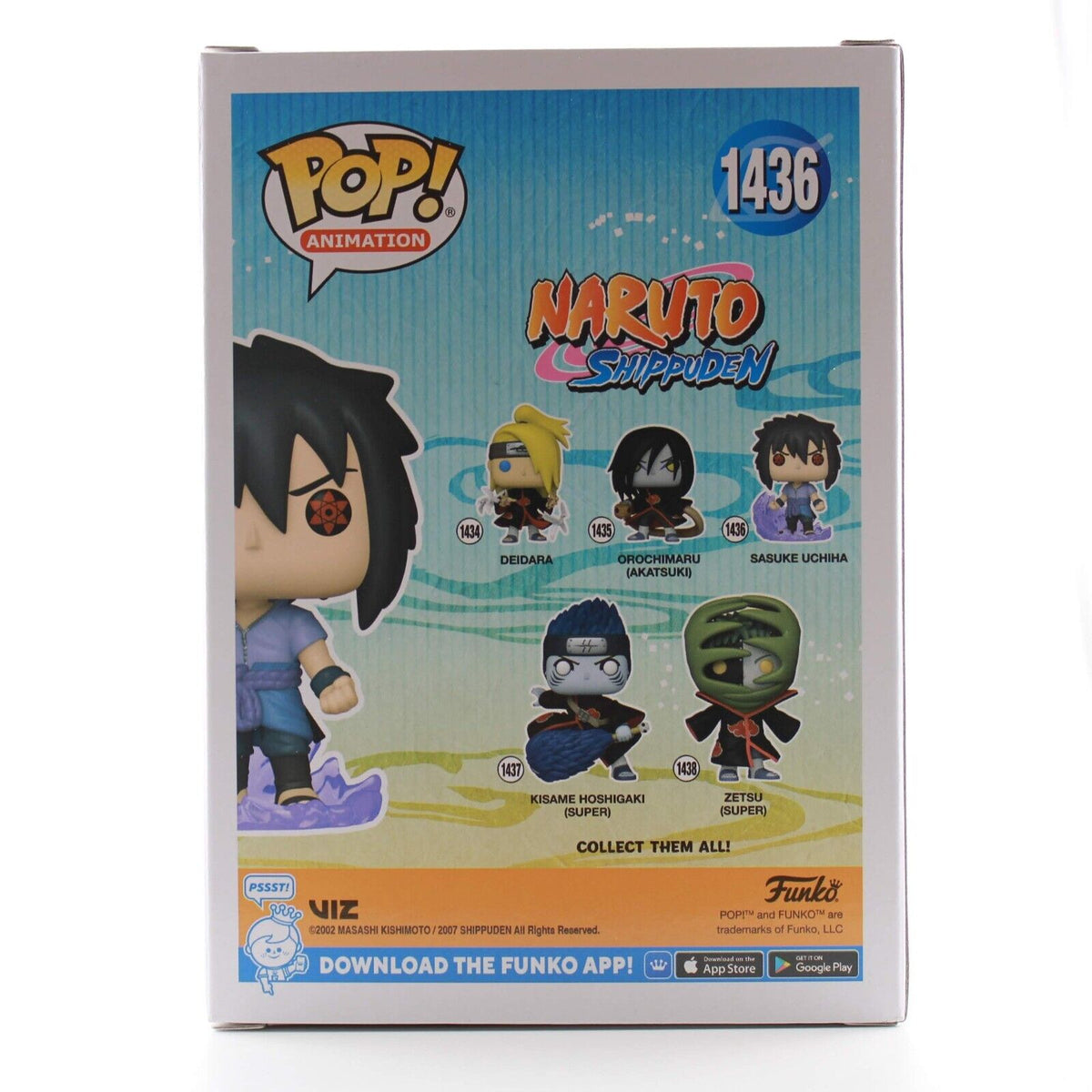 Funko Pop Anime Naruto Shippuden Sasuke Uchiha Vinyl Figure # 1436 ...