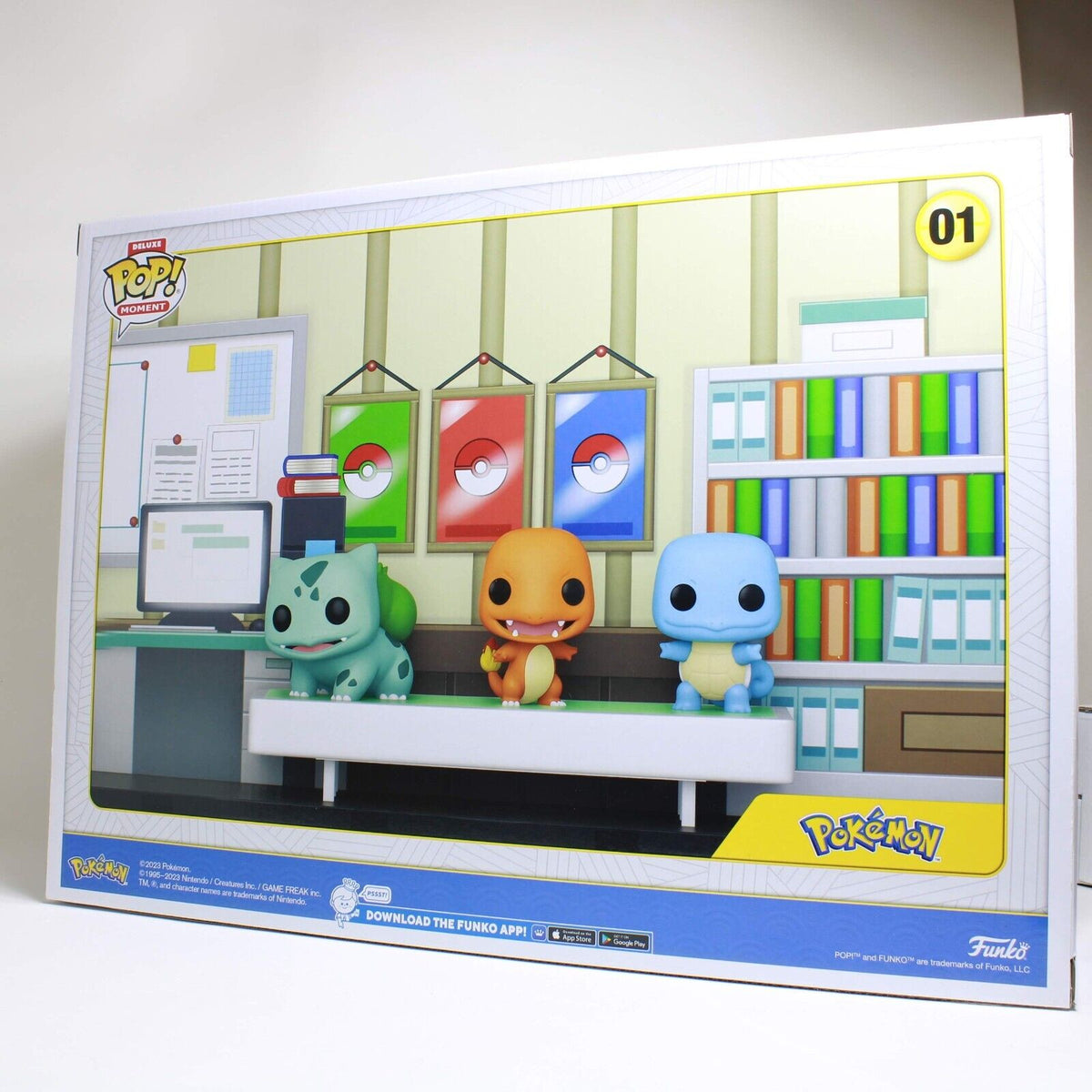 Funko Pop Pokemon Starter Moment Deluxe - Bulbasaur / Charmander / Squ ...