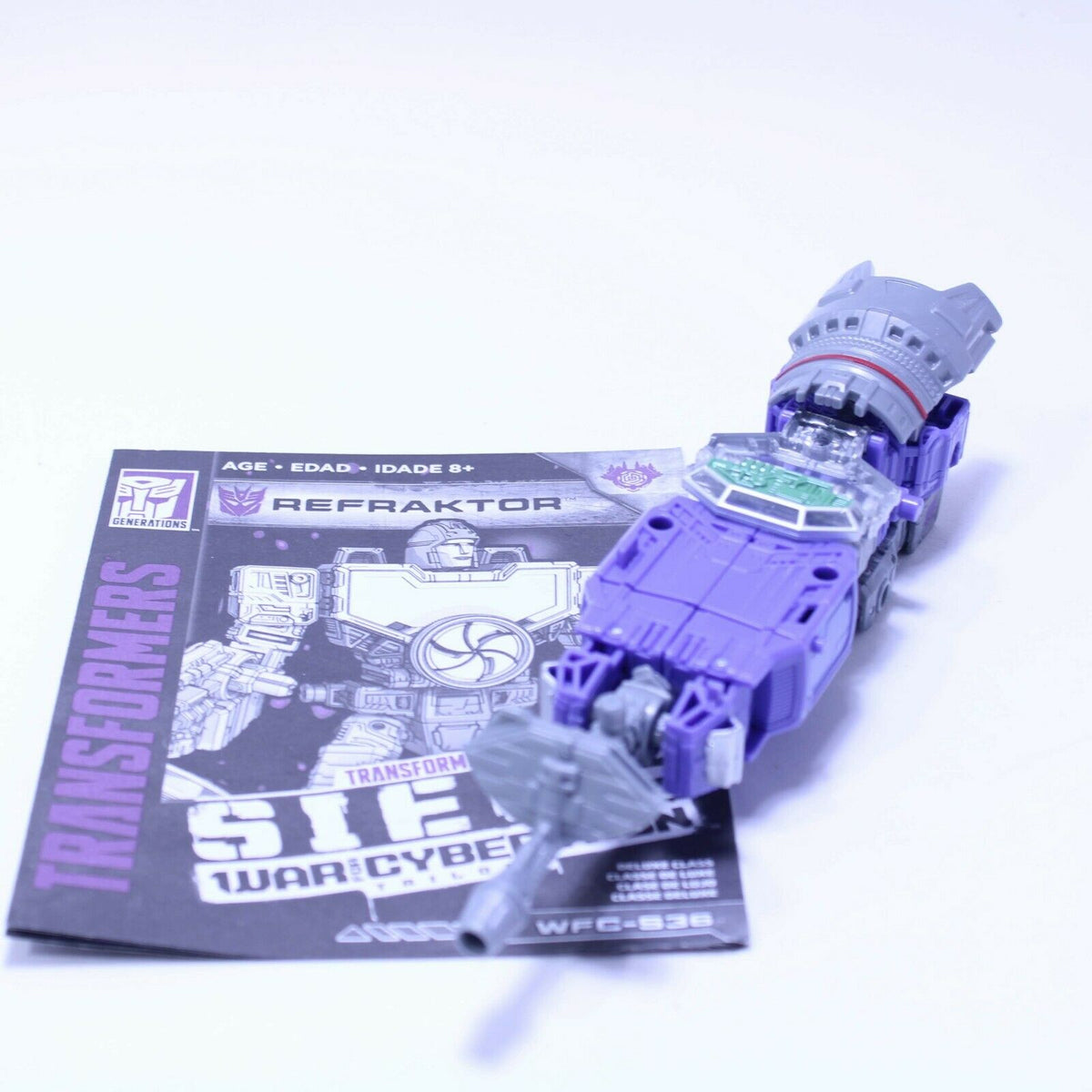 Transformers Siege Deluxe Class Refraktor / Reflector Camera 100% Comp ...